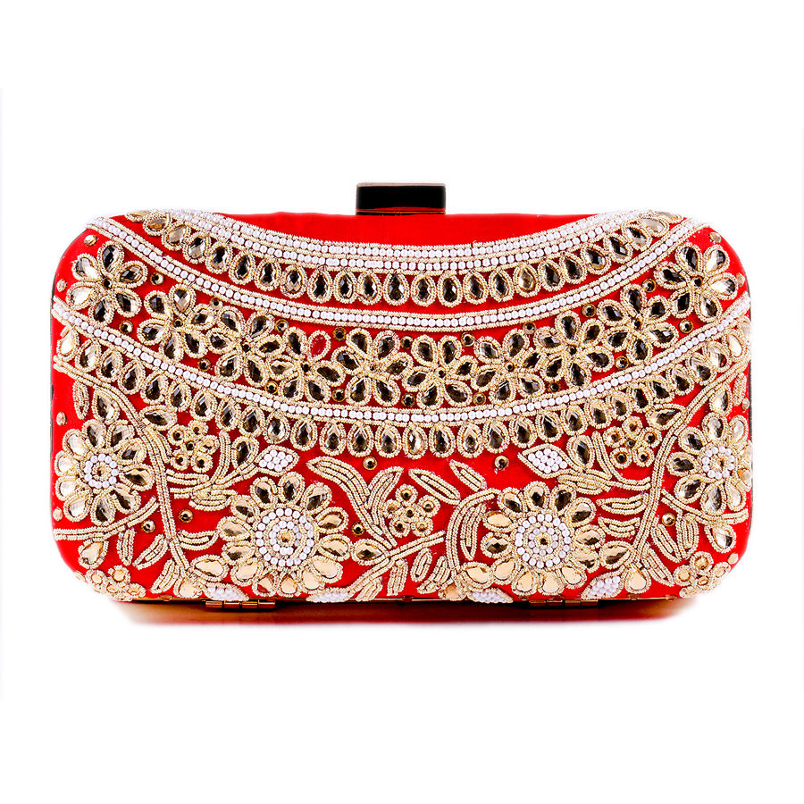 331618: Red and Maroon color family Clutches