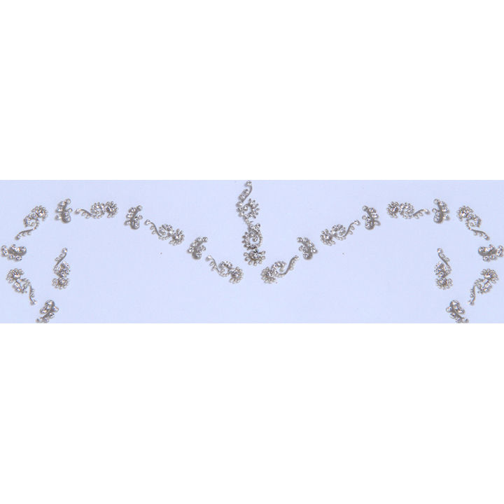 335079: Silver color family Bindi.