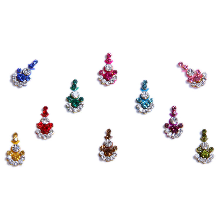 335258: Multicolor color family Bindi.