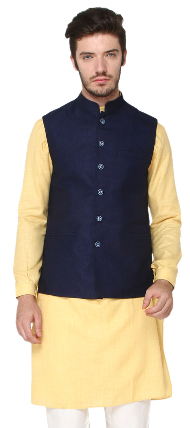 507154: Blue color family stitched Modi Jacket