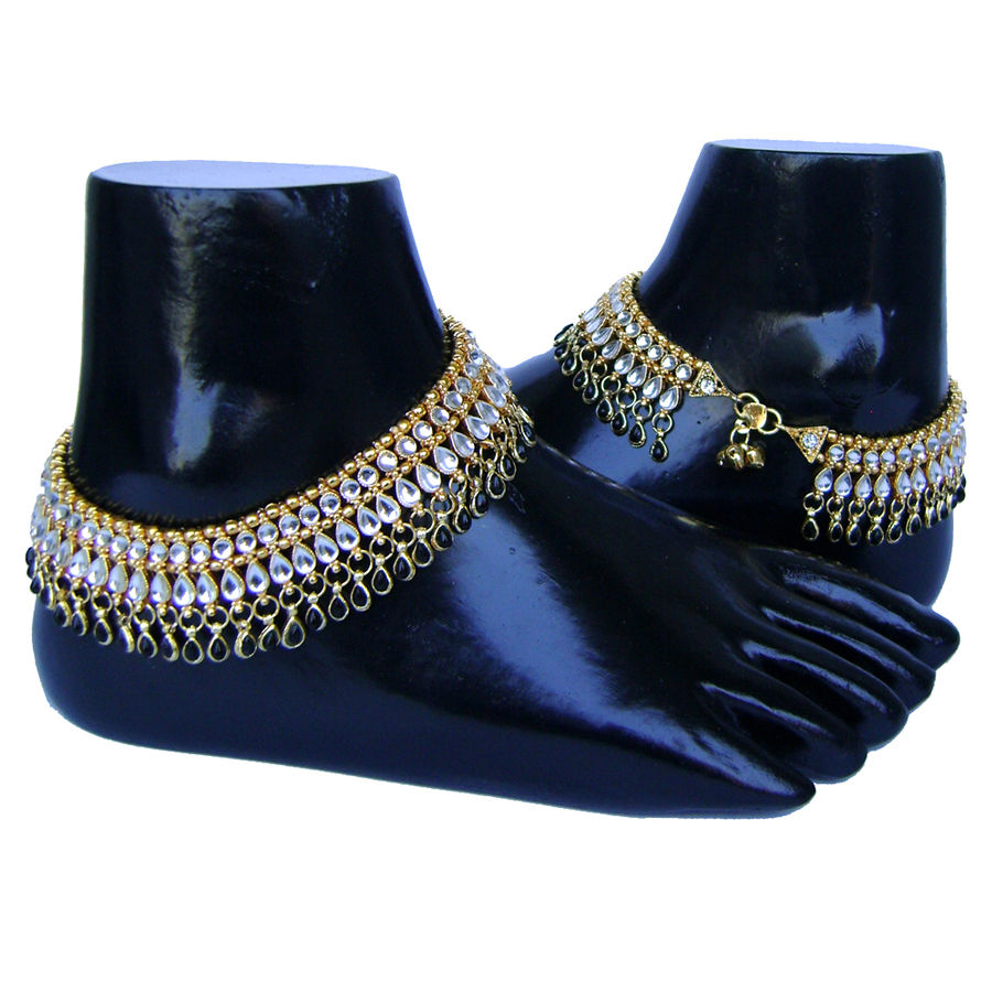 Buy Anklets Online India, Shop Women’s Fashion Anklets, Indian Wedding ...