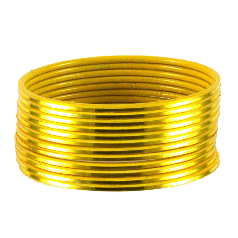 807708: Yellow color family Bangles and Enamel work