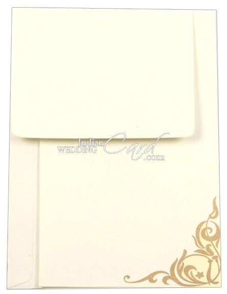 12272, Cream Color, Light Weight Cards, Designer Multifaith Invitations ...