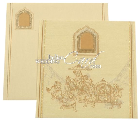 3033, Brown Color, Hindu Cards.