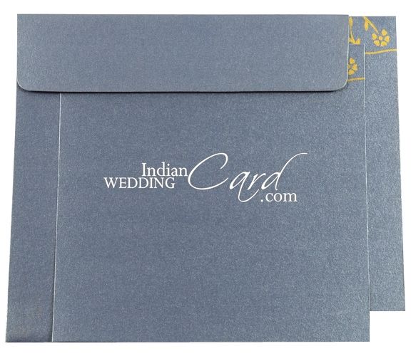 D-1614, Blue Color, Designer Multifaith Invitations.