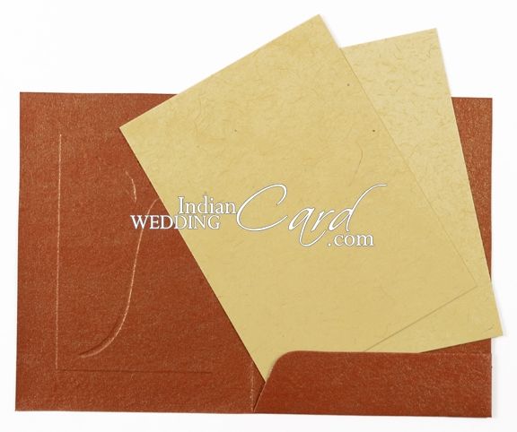 D-1772, Red Color, Handmade Paper, Hindu Cards.