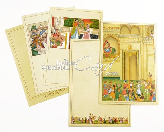 D-1948, Multicolor Card, Hindu Cards.