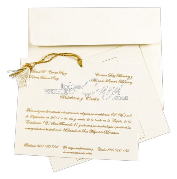 D-2031, Cream Color, Shimmery Finish Paper, Small Size Cards, Light ...