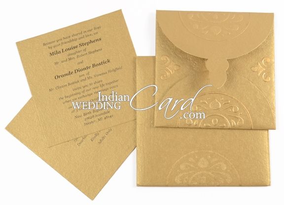 D-2375, Gold Color, Shimmery Finish Paper, Handmade Paper, Odd Shape ...