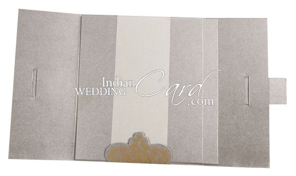 D-2452, Silver Color, Shimmery Finish Paper, Designer Multifaith ...