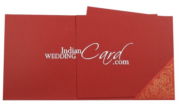 D-2568, Red Color, Designer Multifaith Invitations.