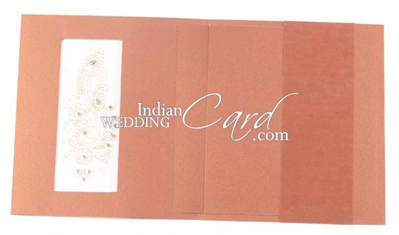 D-2614, Red Color, Shimmery Finish Paper, Small Size Cards, Light ...