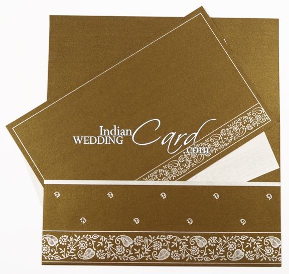 D-2658, Brown Color, Shimmery Finish Paper, Designer Multifaith ...