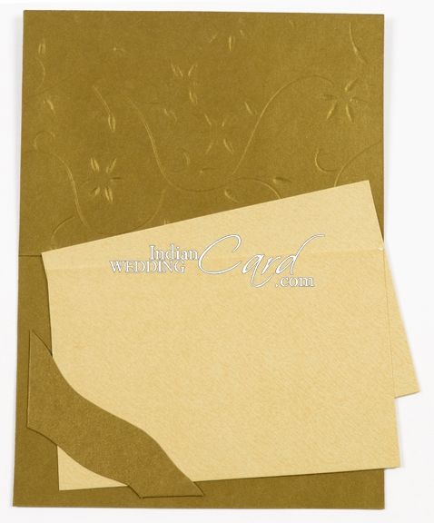 D-2745, Brown Color, Shimmery Finish Paper, Small Size Cards, Light ...