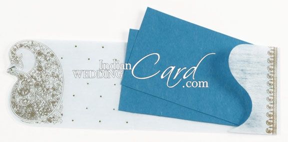 D-2838, Blue Color, Small Size Cards, Light Weight Cards, Designer ...