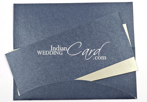 D-2890, Blue Color, Shimmery Finish Paper.