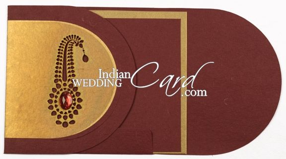 D-3529, Red Color, Handmade Paper, Small Size Cards, Light Weight Cards ...