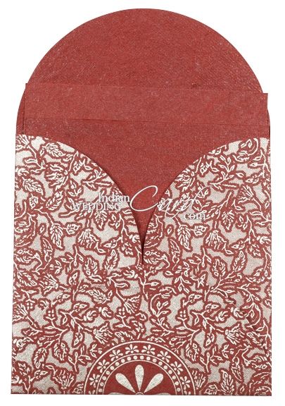 D-3632, Red Color, Shimmery Finish Paper, Handmade Paper, Light Weight ...