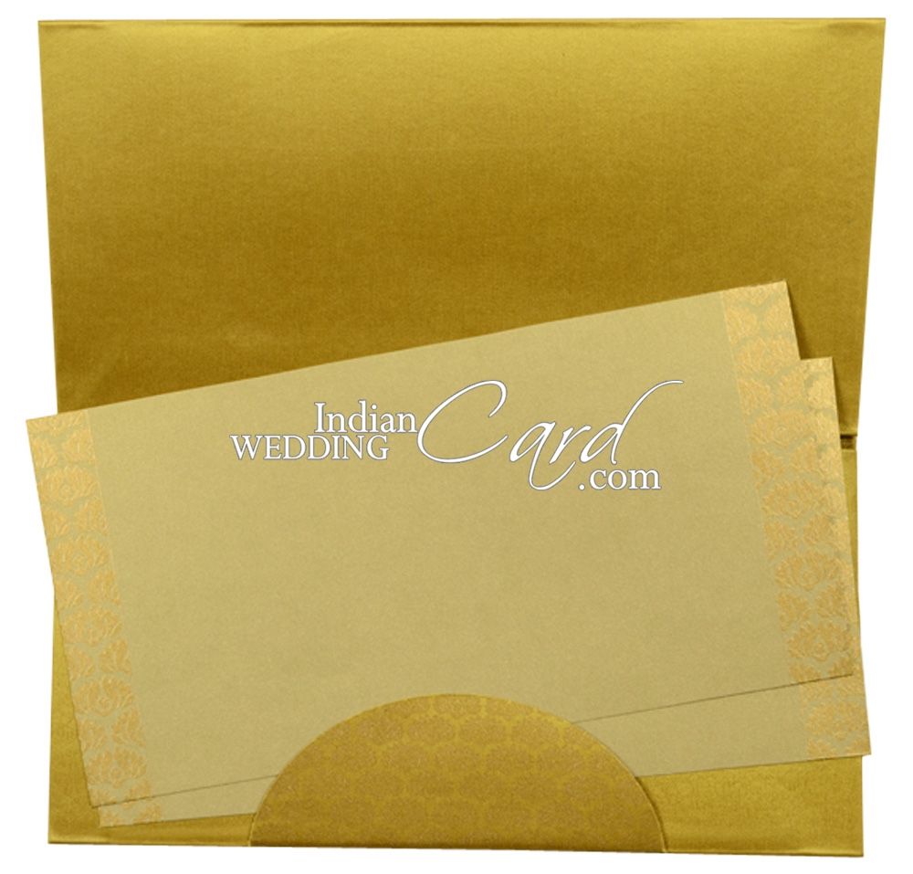 D-5315, Gold Color, Shimmery Finish Paper, Designer Multifaith ...