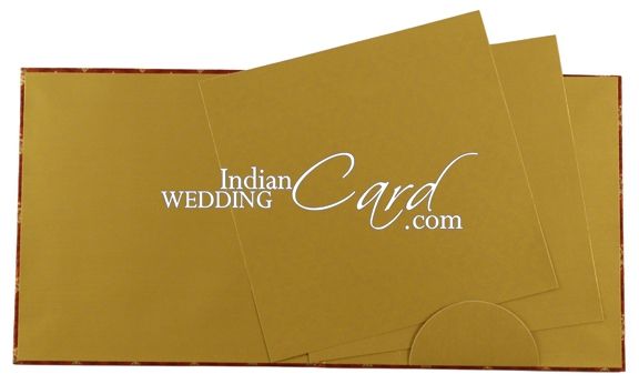 D-5445, Red Color, Shimmery Finish Paper, Designer Multifaith ...