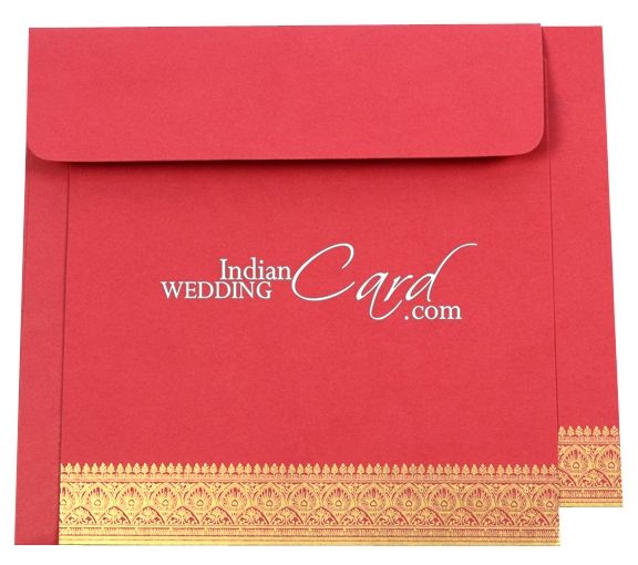 D-5885, Red Color, Hindu Cards.