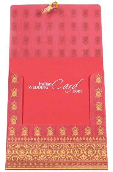 D-5885, Red Color, Hindu Cards.