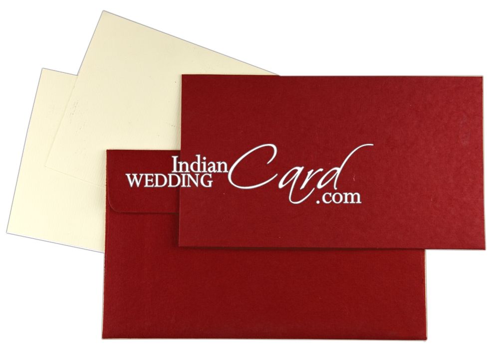 D-7267, Red Color, Shimmery Finish Paper, Laser Cut Cards, Designer ...