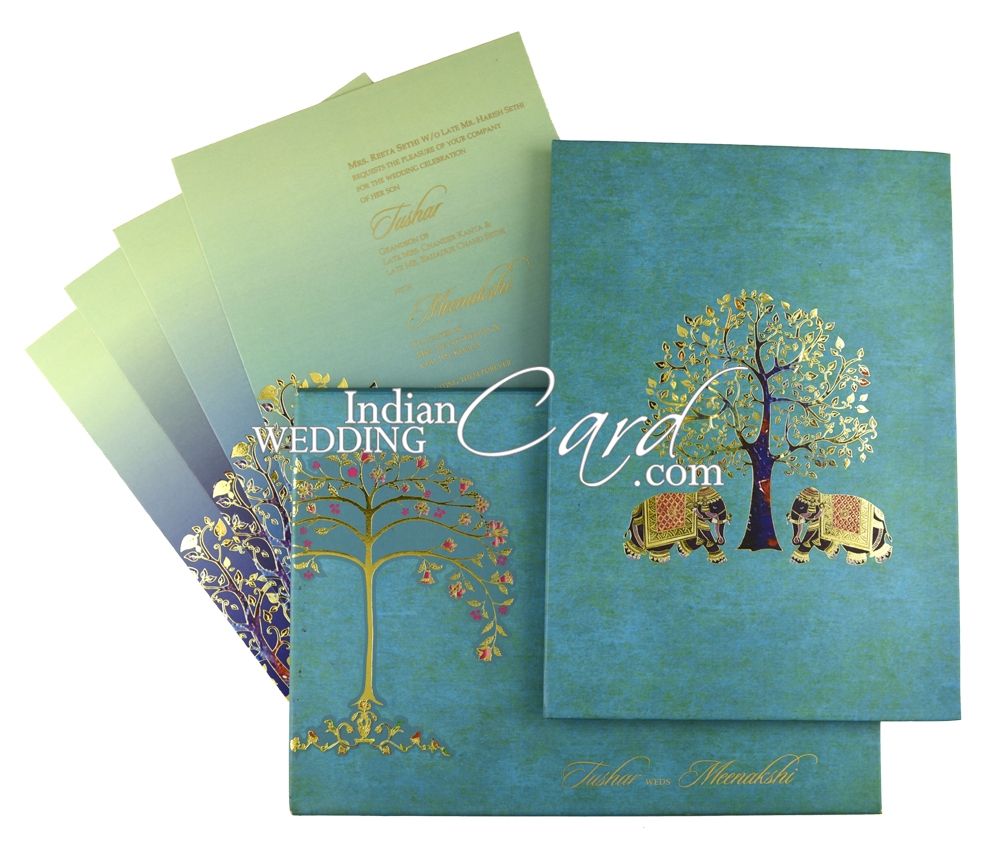 D-7275, Green Color, Multicolor Offset Cards, Designer Multifaith ...