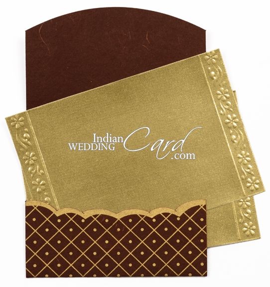 D-733, Brown Color, Handmade Paper, Light Weight Cards, Designer ...