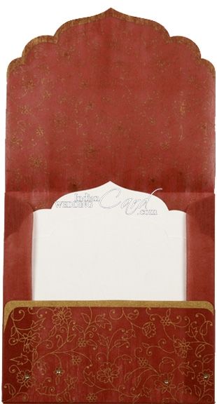 D-758, Red Color, Light Weight Cards, Designer Multifaith Invitations.