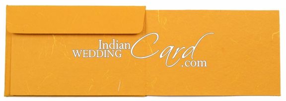D-777, Yellow Color, Light Weight Cards, Designer Multifaith Invitations.