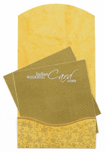 D-832, Cream Color, Small Size Cards, Designer Multifaith Invitations.