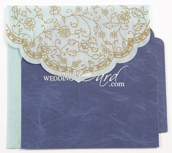 D-876, Blue Color, Light Weight Cards.