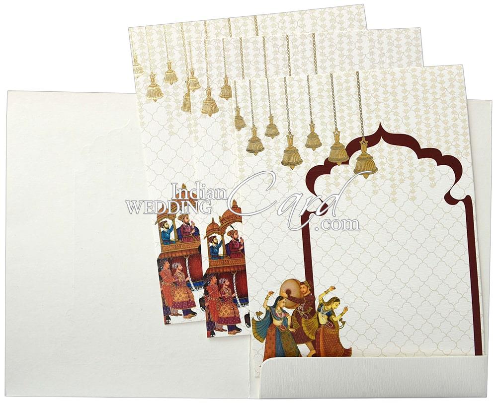 D-9558, Multicolor Color, Multicolor Offset Cards, Hindu Cards.