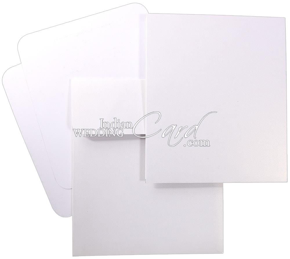 D-9660, White Color, Shimmery Finish Paper, Designer Multifaith ...
