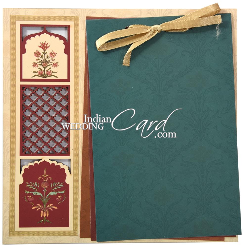 D-9758, Multicolor card Color, Multicolor Offset Cards, Laser Cut Cards ...