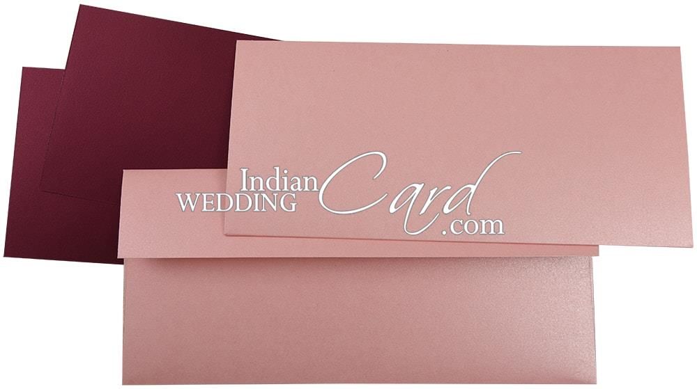 D-9994, Pink Color, Shimmery Finish Paper, Laser Cut Cards, Designer ...