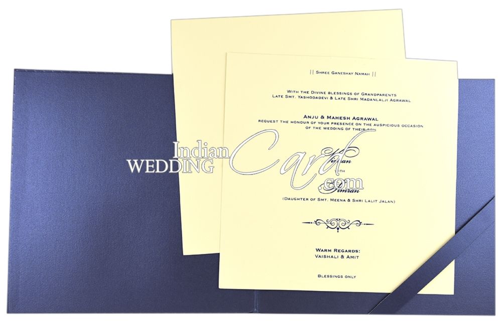 IWLV13, Blue Color, Shimmery Finish Paper.