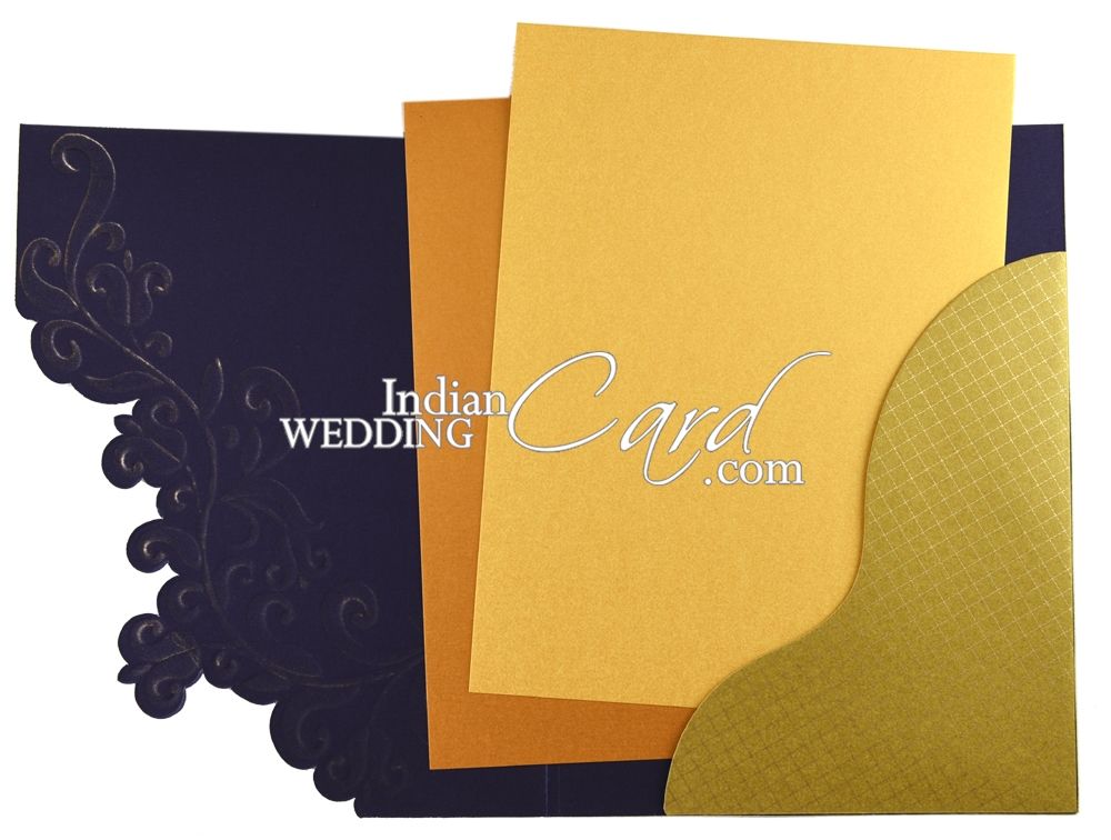 IWPC427, Blue Color, Shimmery Finish Paper, Designer Multifaith ...