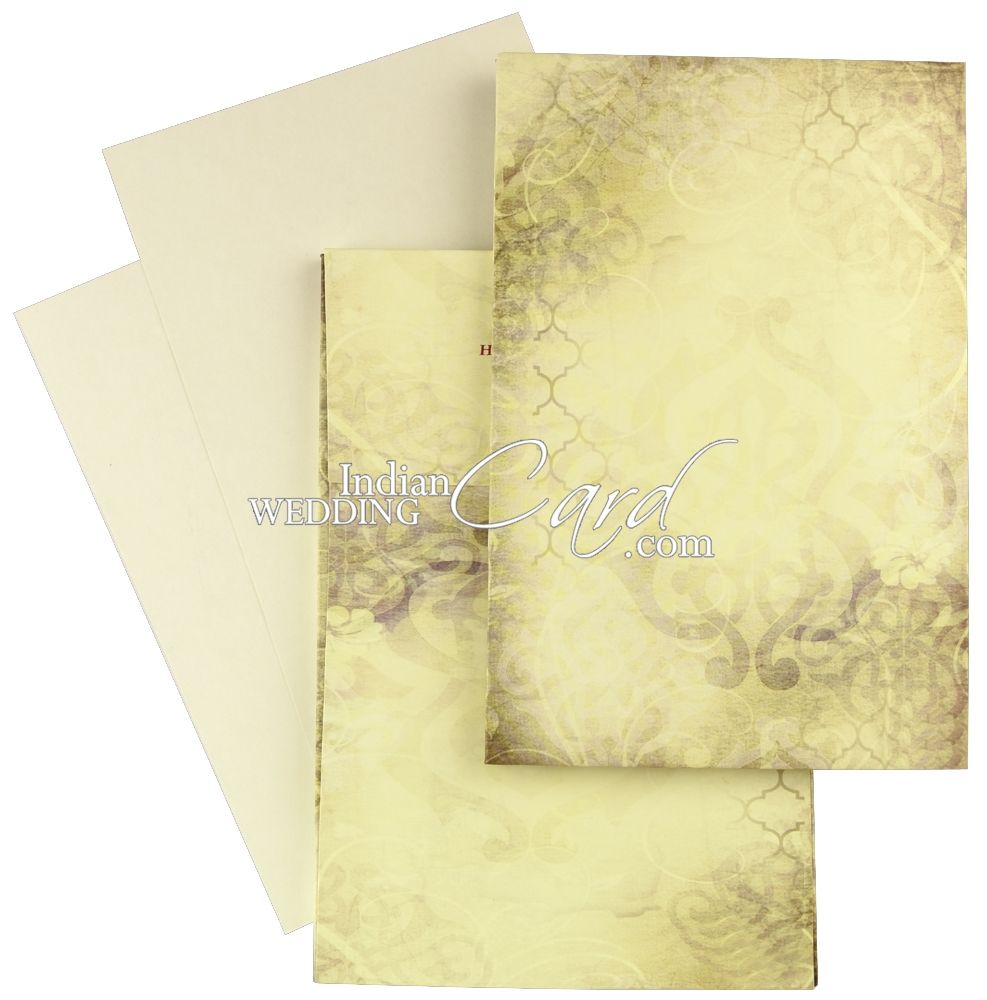 IWPC713, Cream Color, Multicolor Offset Cards.