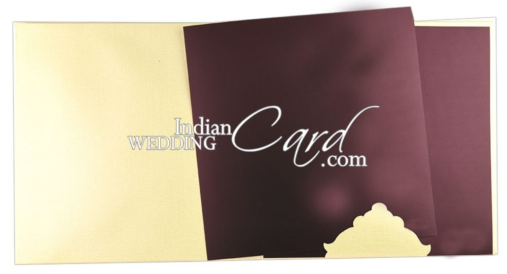 IWPY201, Brown Color, Laser Cut Cards.