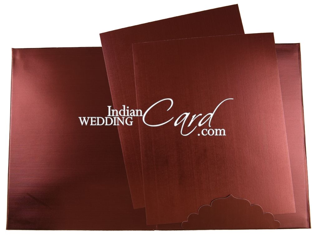 IWRC74, Red Color, Shimmery Finish Paper.