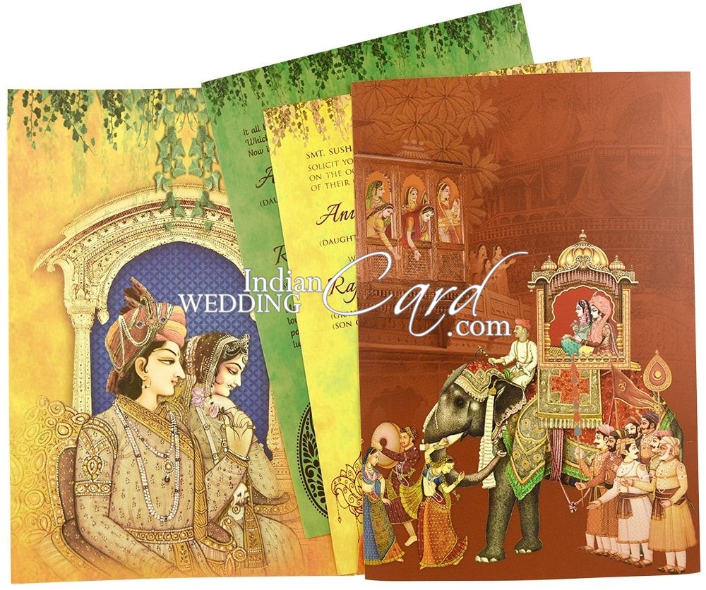 IWRE504, Orange Color, Multicolor Offset Cards.