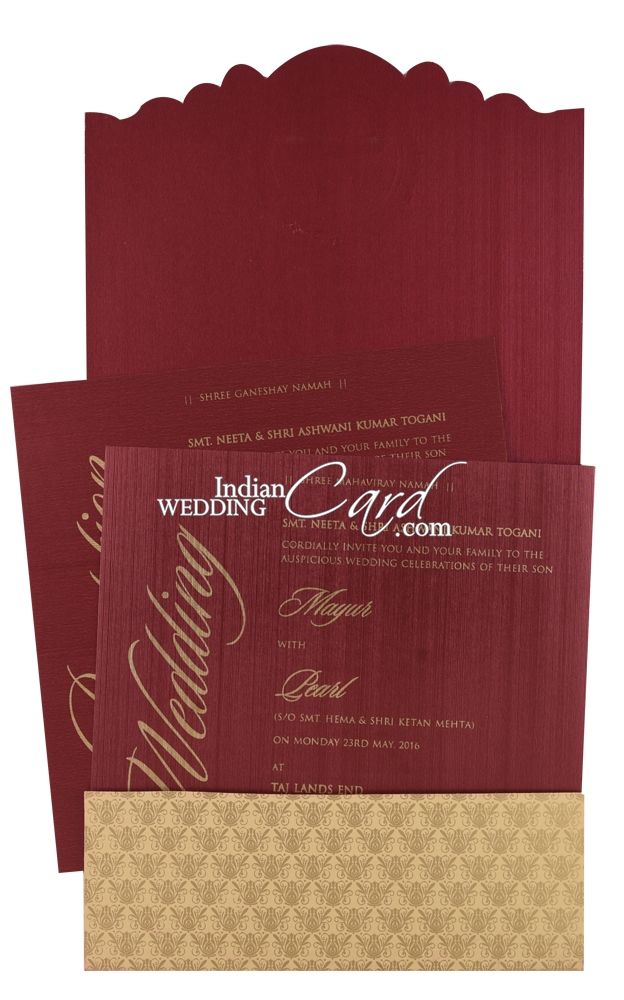 IWRX05, Red Color, Shimmery Finish Paper.