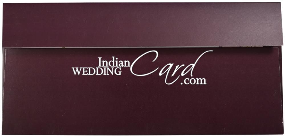 S1233, Purple Color, Shimmery Finish Paper, Scroll Invitations, Jewish ...