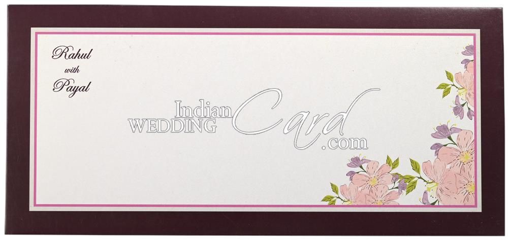 S1233, Purple Color, Shimmery Finish Paper, Scroll Invitations, Jewish ...