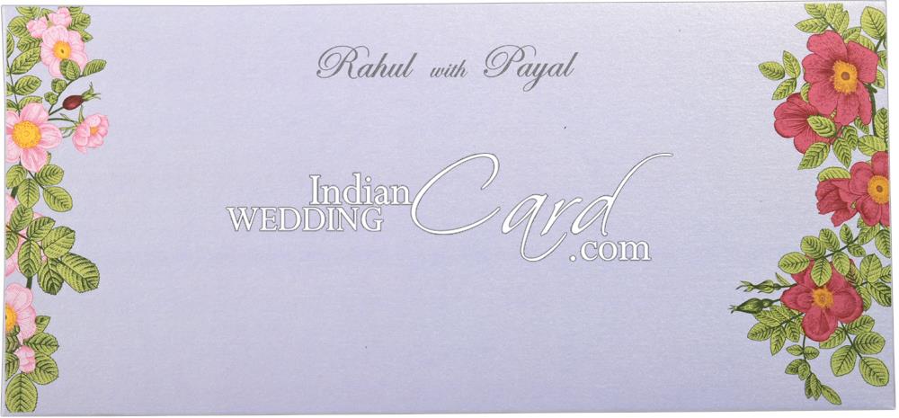 S1236, Blue Color, Shimmery Finish Paper, Scroll Invitations, Jewish ...