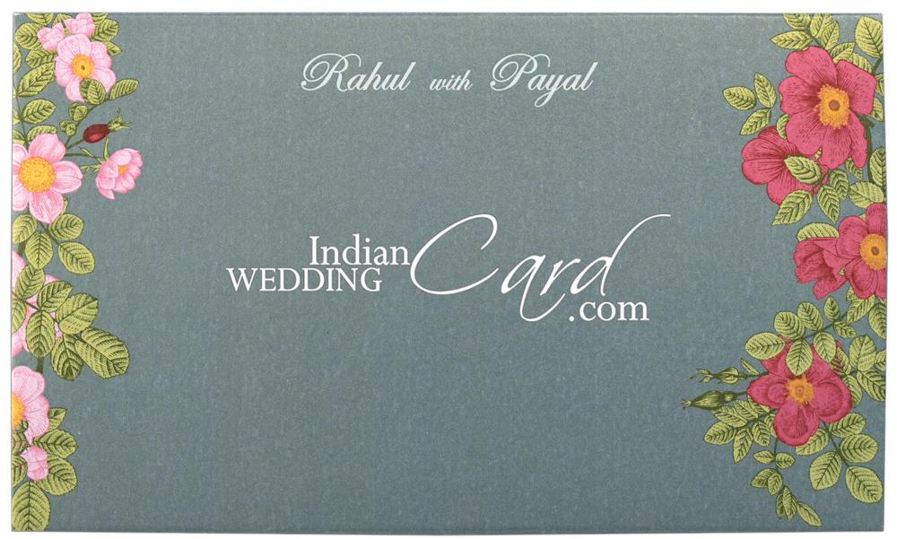 S1253, Green Color, Shimmery Finish Paper, Scroll Invitations, Small ...