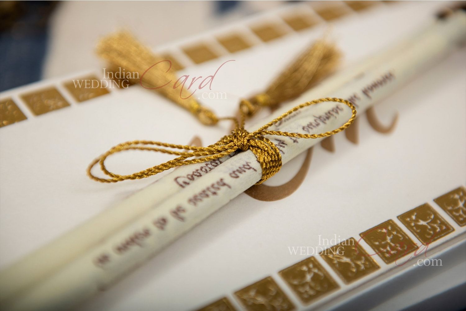 S178, White Color, Scroll Invitations, Jewish Invitations, Box Scrolls.