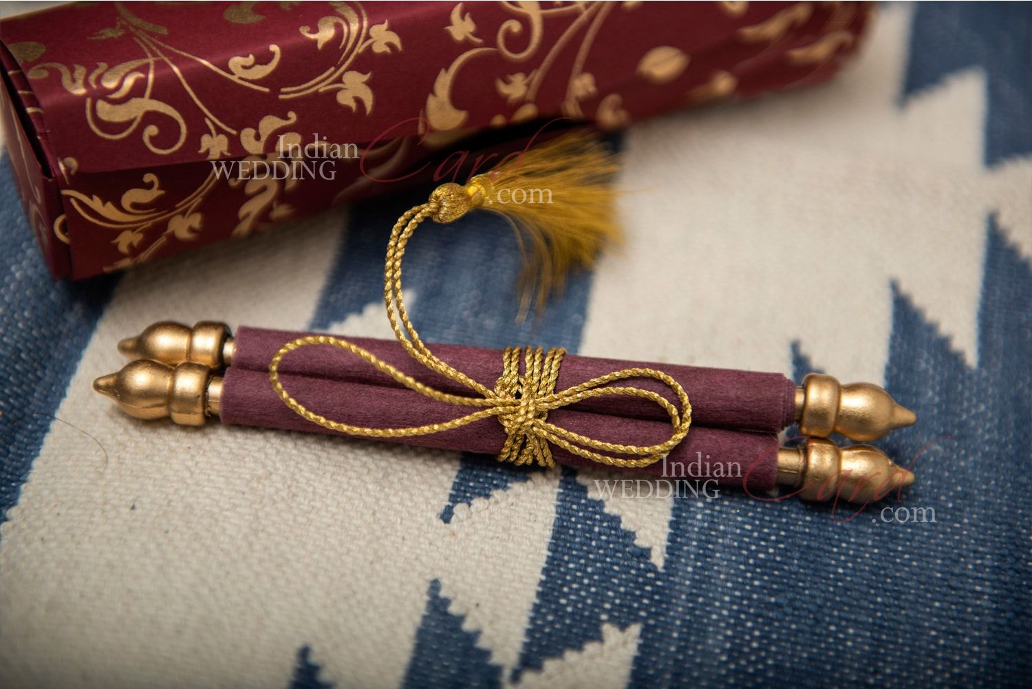 S375, Red Color, Scroll Invitations, Jewish Invitations, Small Size ...